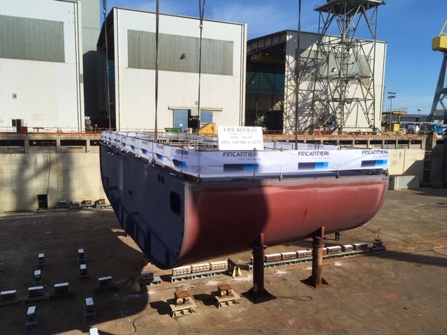 Colocan quilla del crucero Silver Moon en Fincantieri Ancona ...