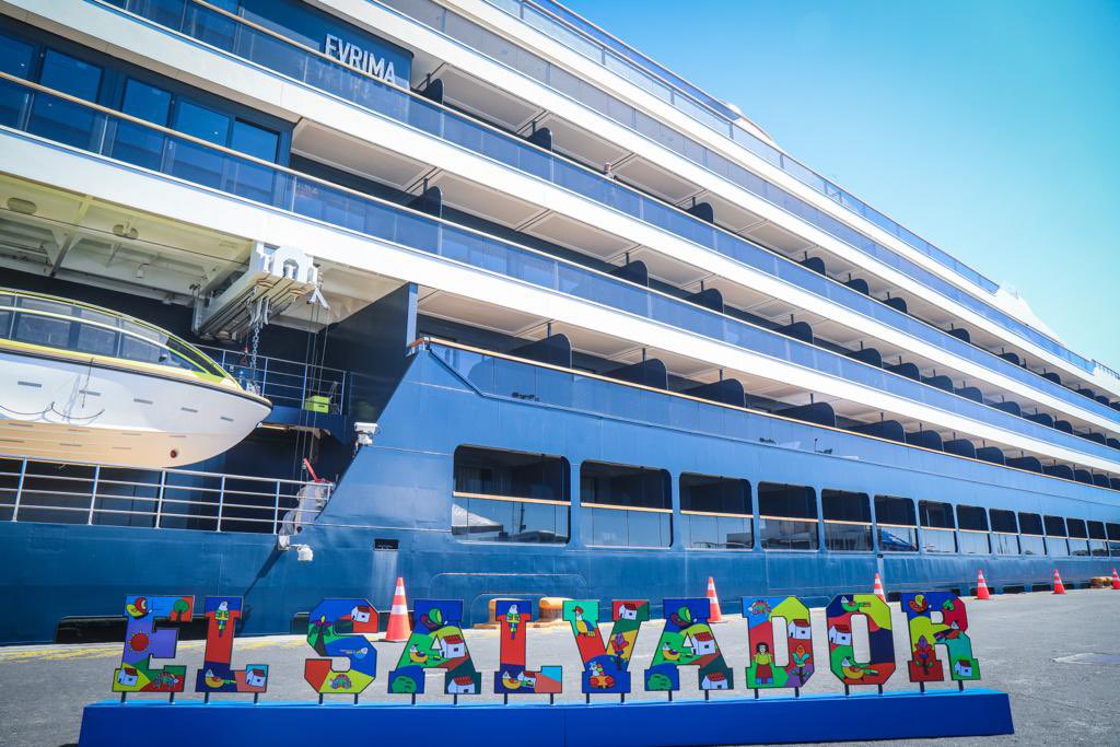 Crucero Evrima llega por primera vez a El Salvador - PortalCruceros